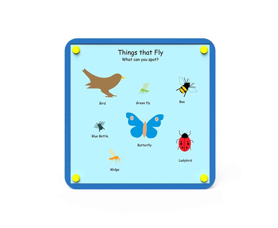 Things That Fly Nature Board - Post Mounted